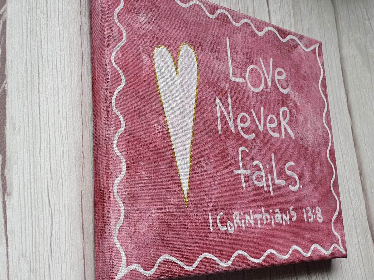 Original Painting - 1 Corinthians 13:8 – JolieArt